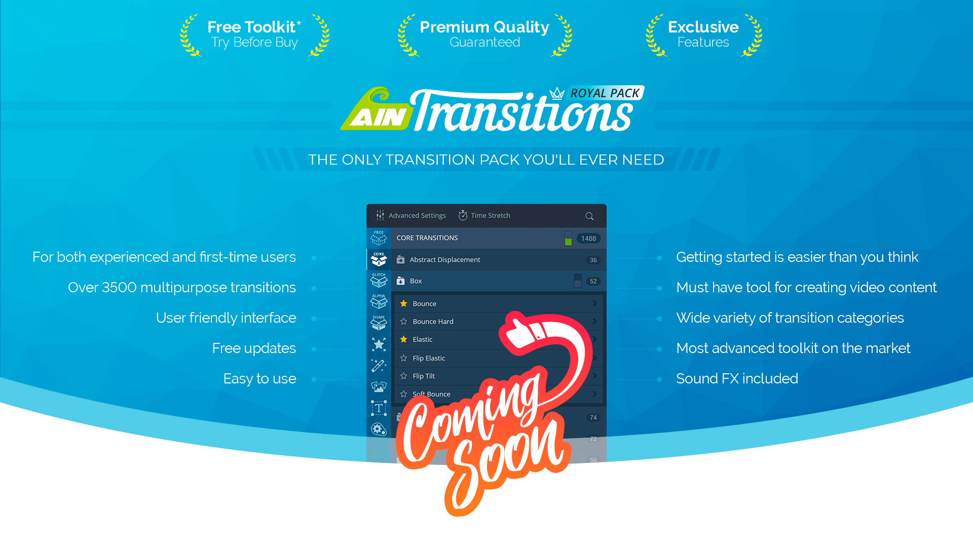 Introducing AinTransitions - Ultimate Seamless Transitions Pack - Ainforce