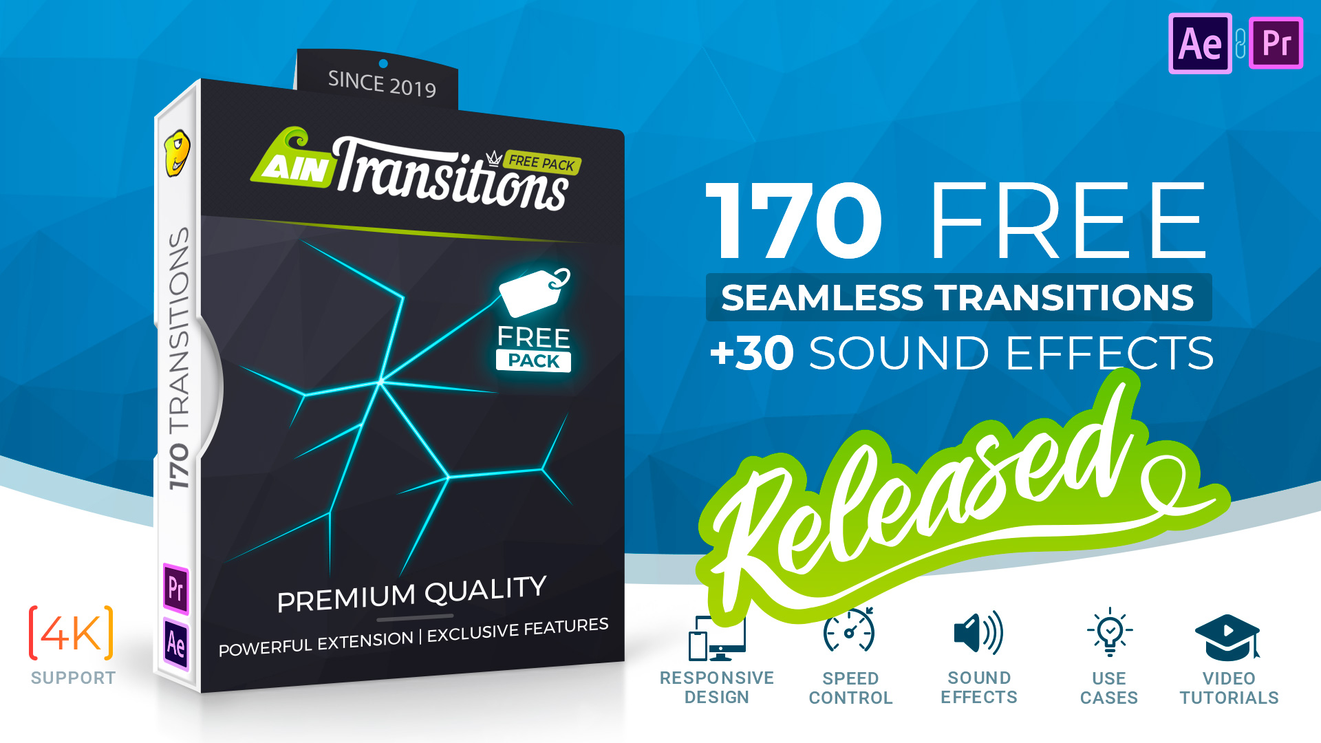 Free Transitions for After Effects and AinTransitions extenstion is now ...